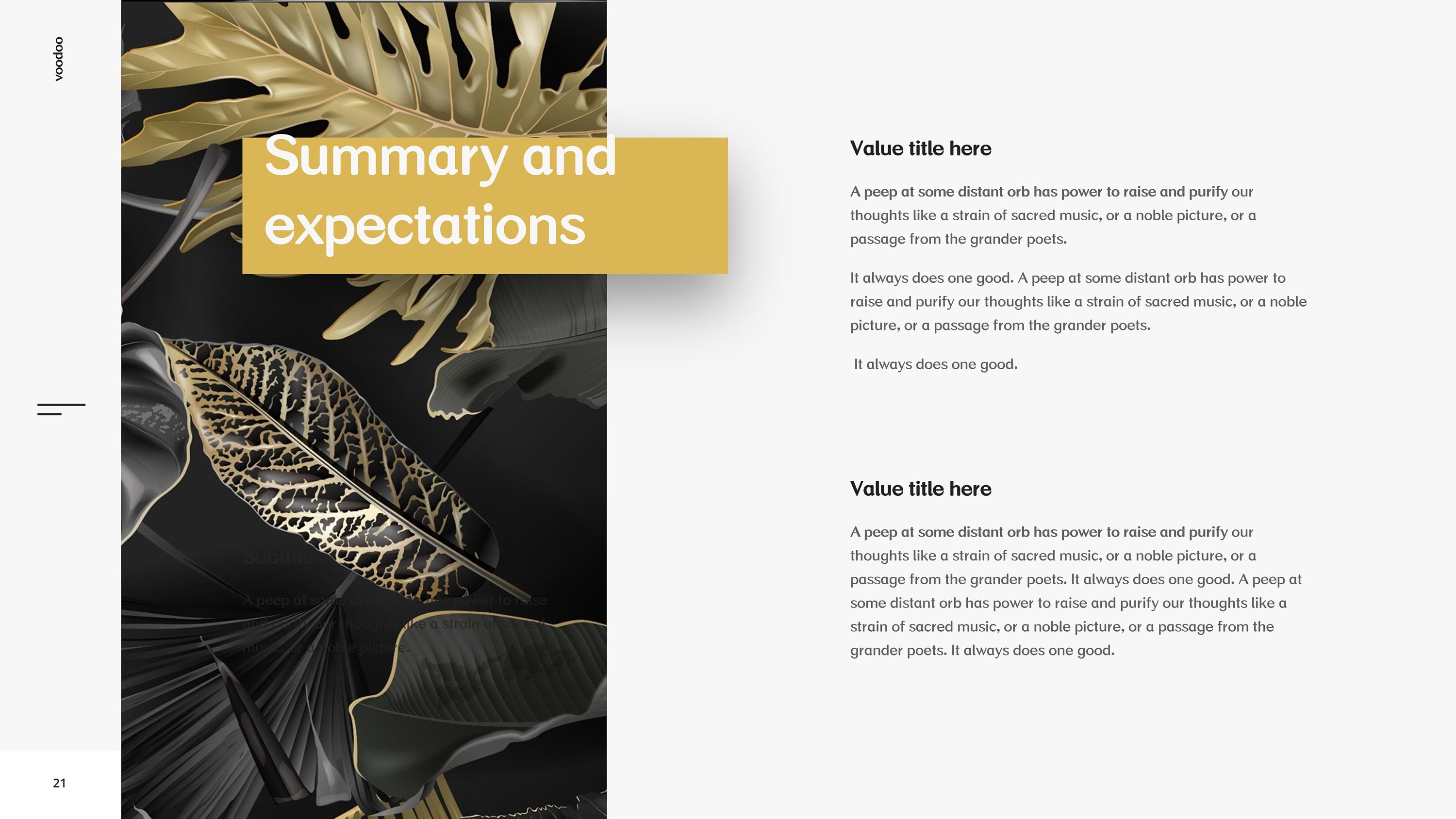 Bronze Powerpoint Template Black and Gold Powerpoint Template Platinum ...