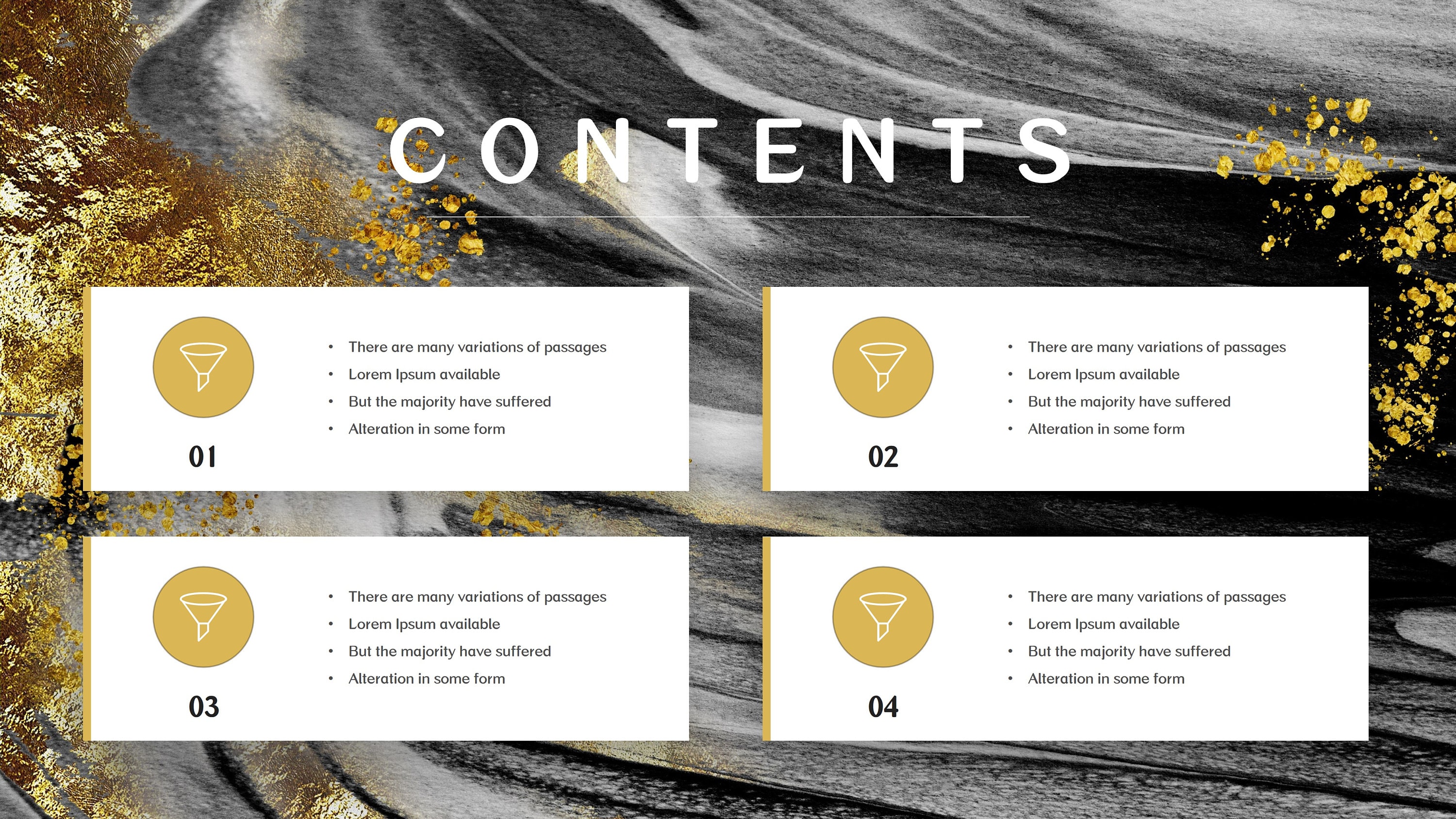 Bronze Powerpoint Template Black and Gold Powerpoint Template Platinum ...