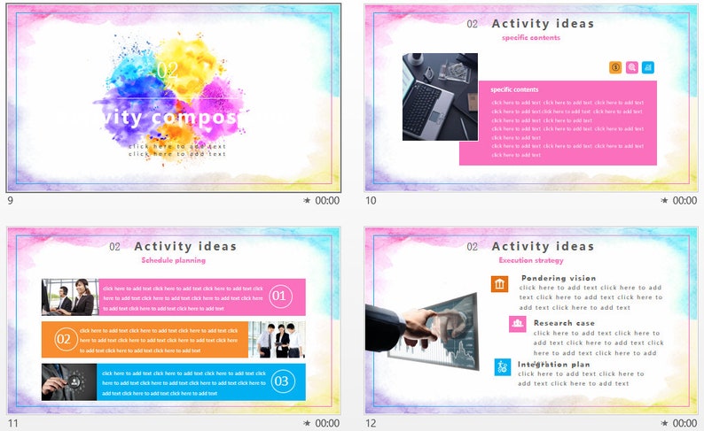 Event Planning Paint Splash Powerpoint Templates Paint Powerpoint ...