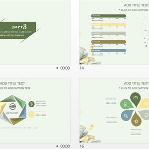 Elegant Flower Vintage PPT Template Powerpoint Template PPTX, Floral ...