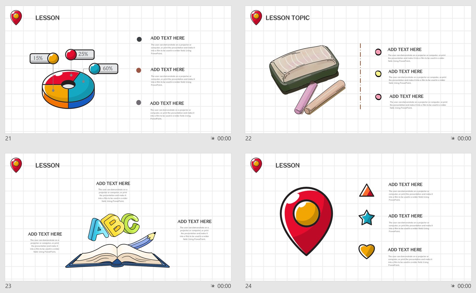 Math Notebook Powerpoint Template | Powerpoint Notebook Paper ...