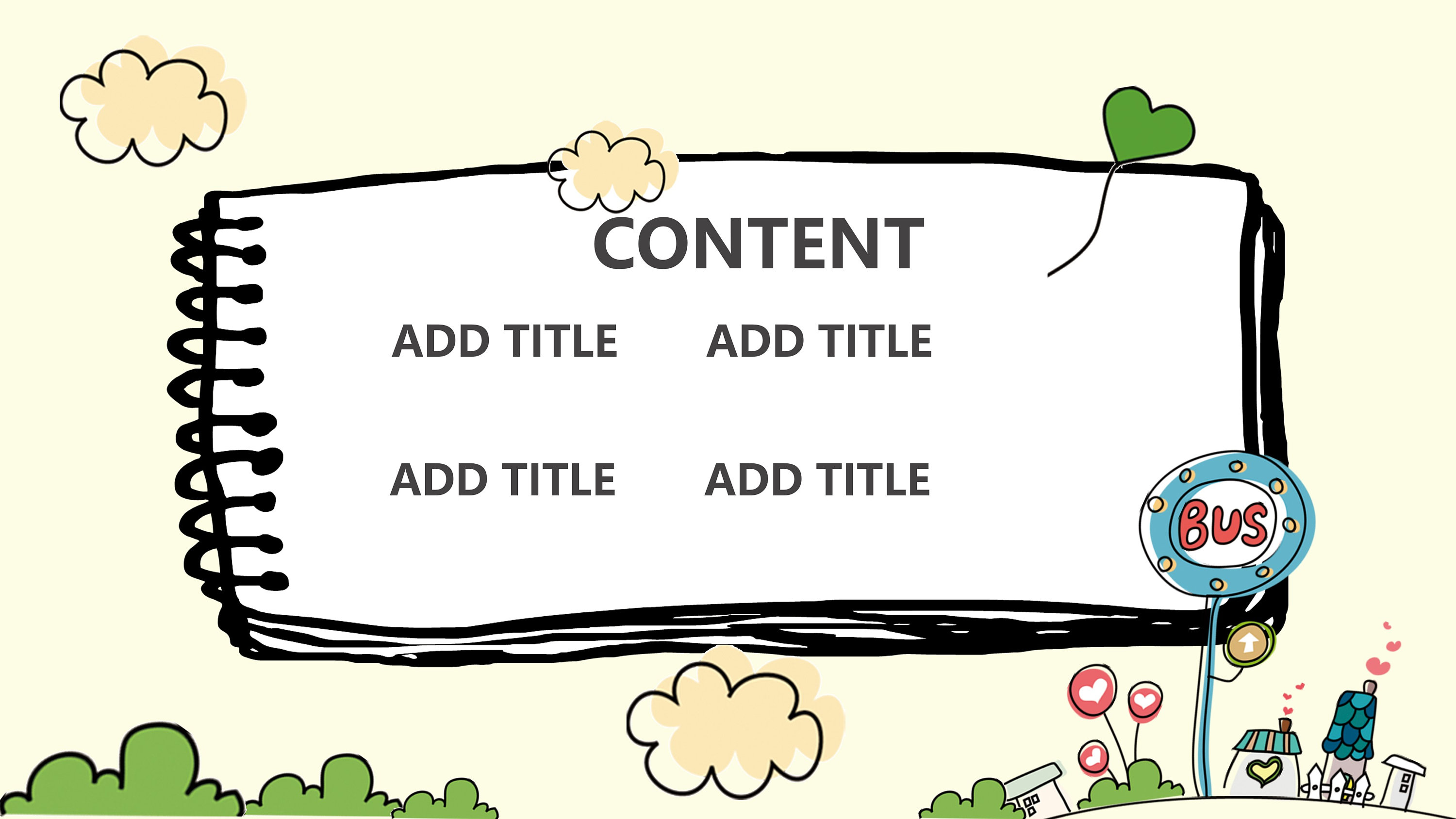 Cartoon Kids Powerpoint Template | Notebook Powerpoint | Teaching ...