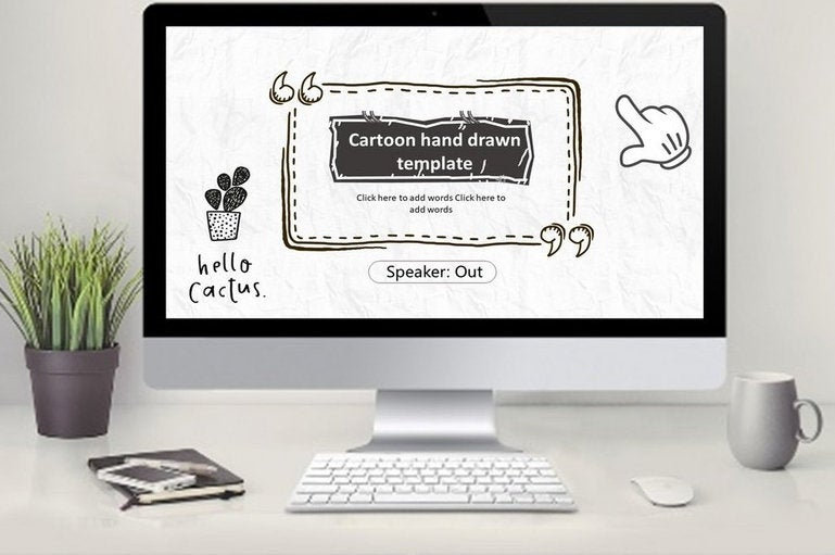 Teaching Powerpoint Template Doodle Powerpoint Template Powerpoint ...