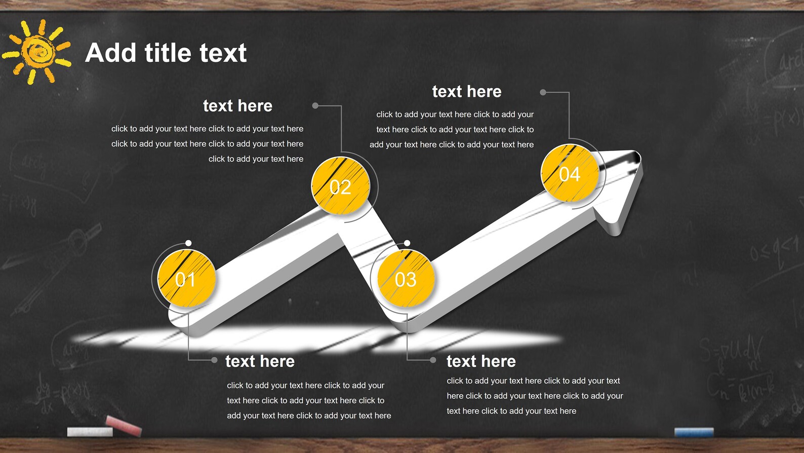 Blackboard Powerpoint Template, Editable in Microsoft Office Powerpoint ...