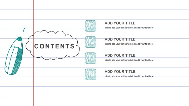 Notebook Powerpoint Template Powerpoint Notebook Paper Background ...