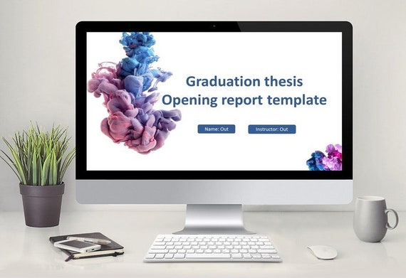 Smoke Effect Powerpoint Template Editable in Microsoft Office - Etsy