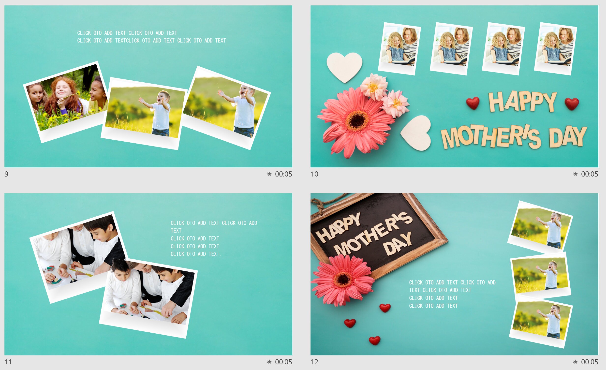 Mothers Day Slideshow, Mothers Day Powerpoiint, Photo Ppt Template ...