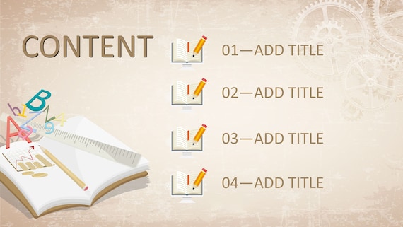 Writing Powerpoint Backgrounds