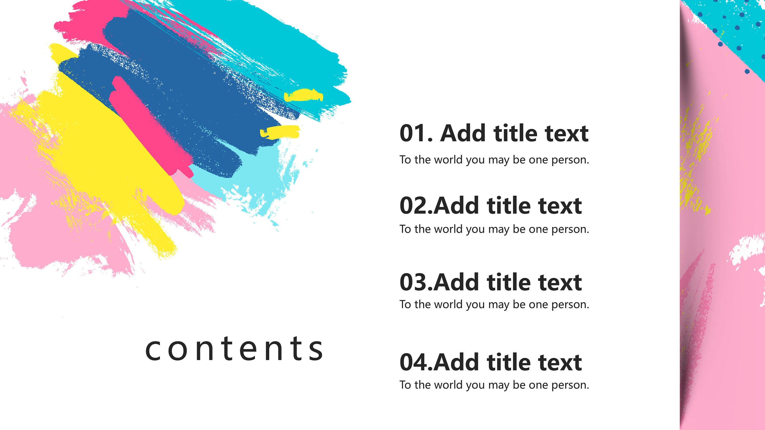 Watercolor Powerpoint Template Paint Stroke Powerpoint Paint Powerpoint ...