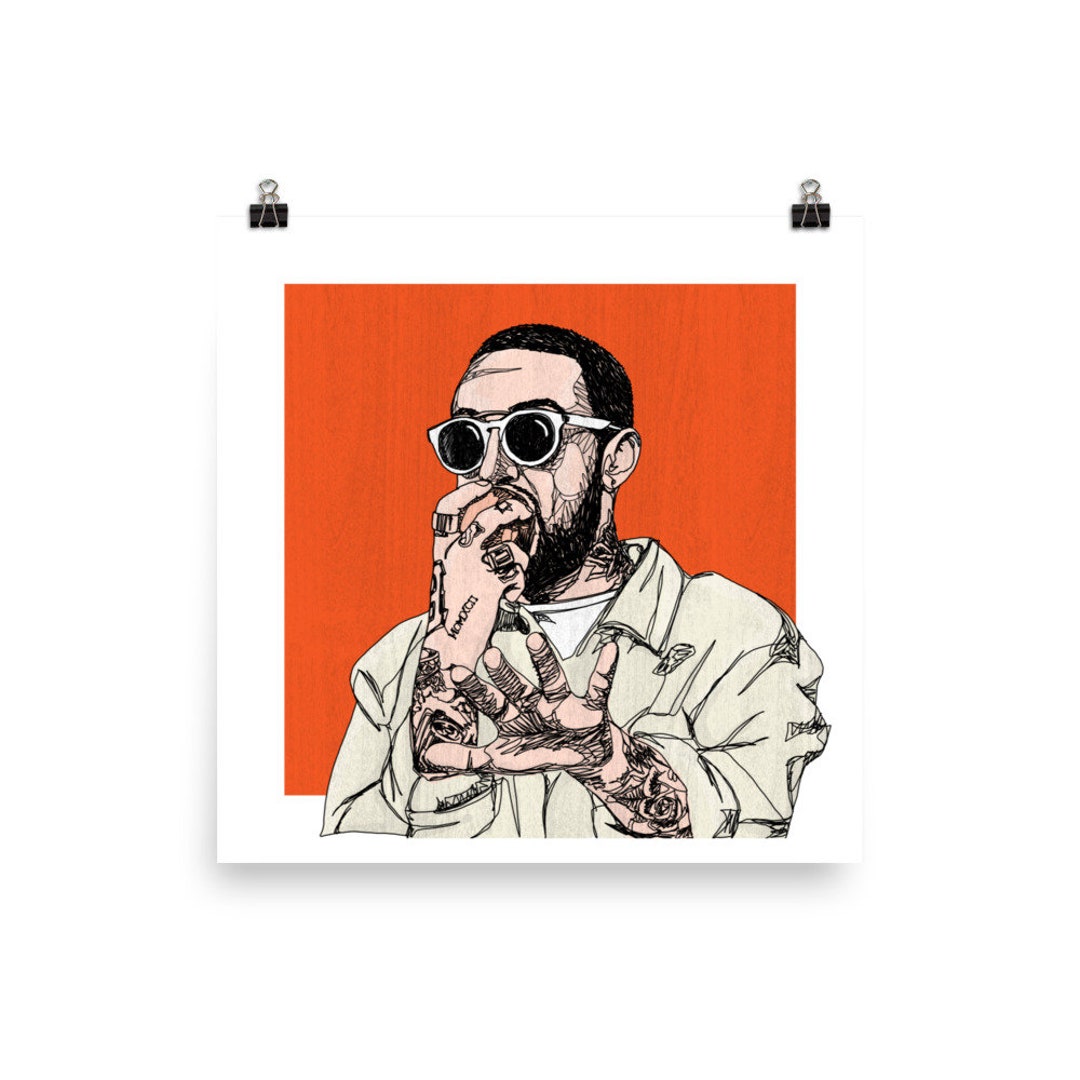 Drawings Of Mac Miller