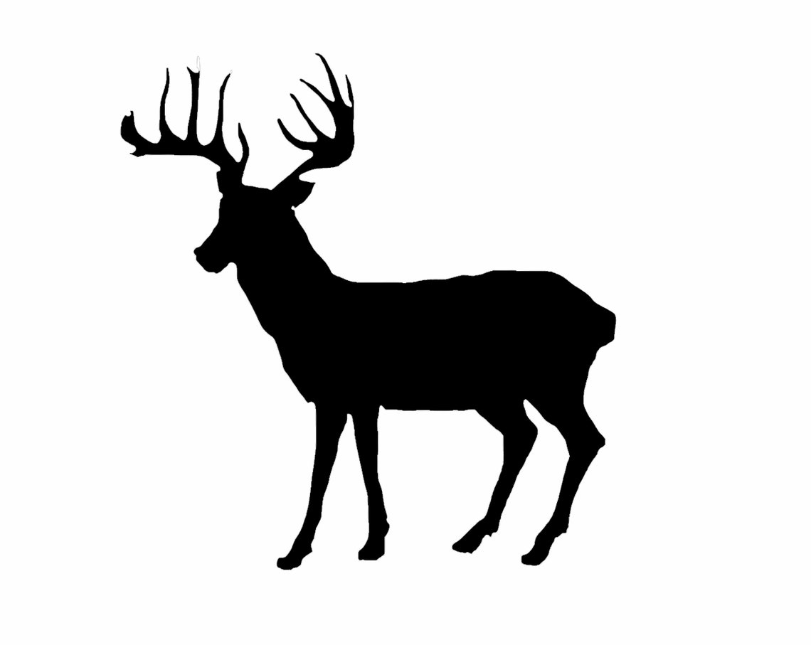 Deer Silhouette Nature Vinyl Decal Decal for Car Deer Vinyl - Etsy