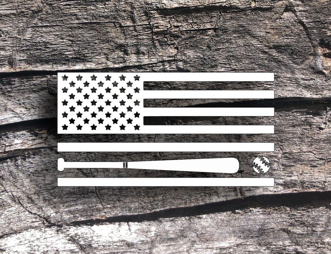 Baseball Decal, American Baseball Decal, USA Baseball, USA, Decal for ...