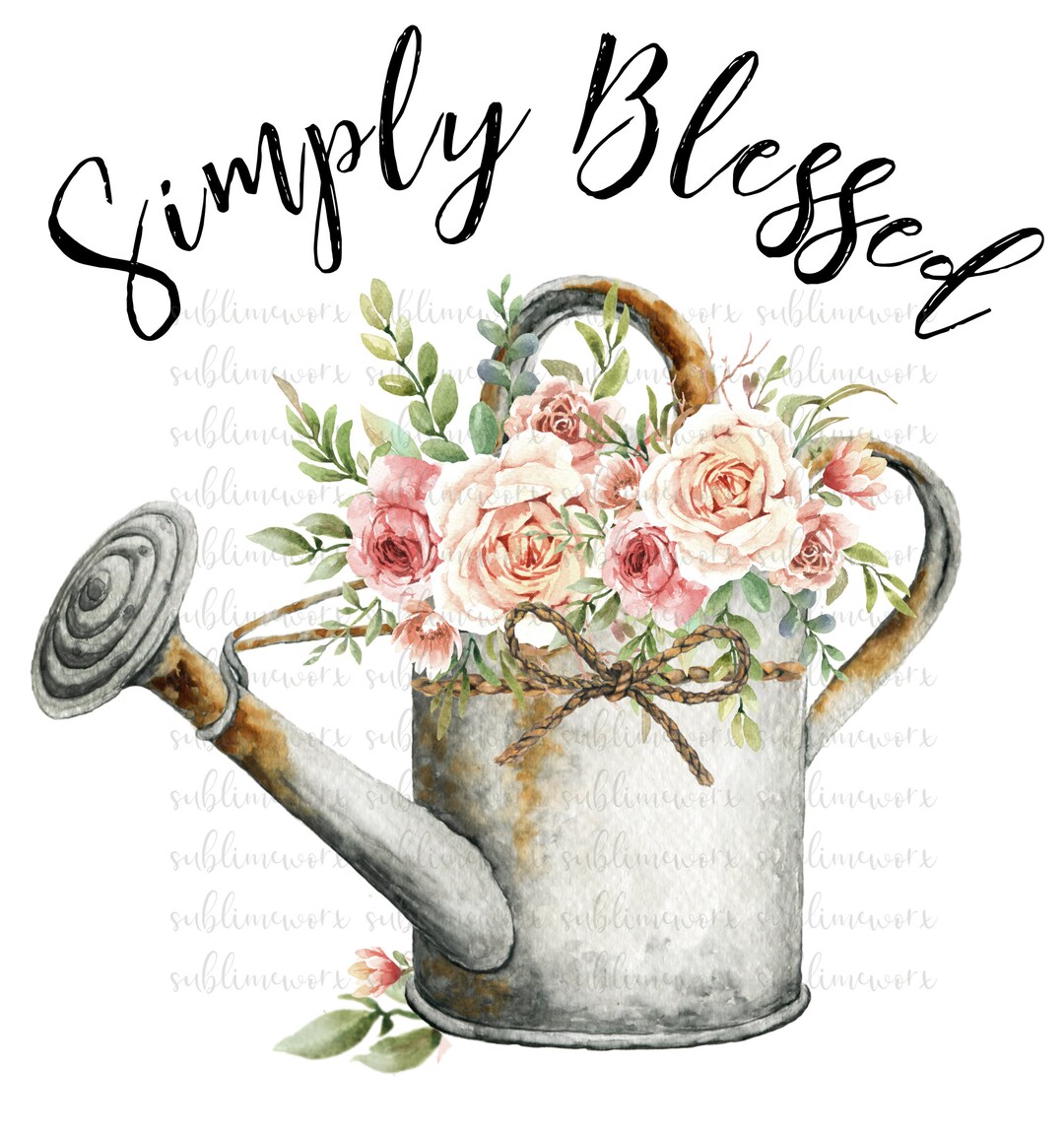 Simply Blessed/png/sublimation Design/instant Download - Etsy