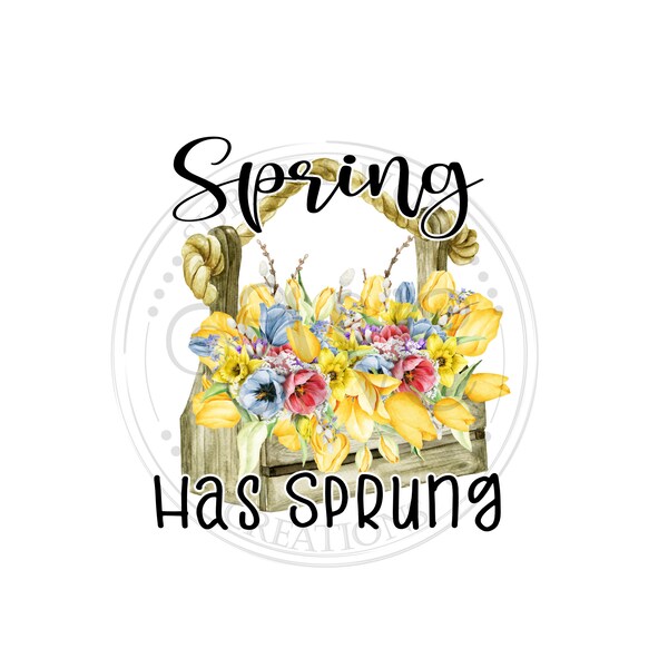 Spring Has Sprung Clipart - Etsy