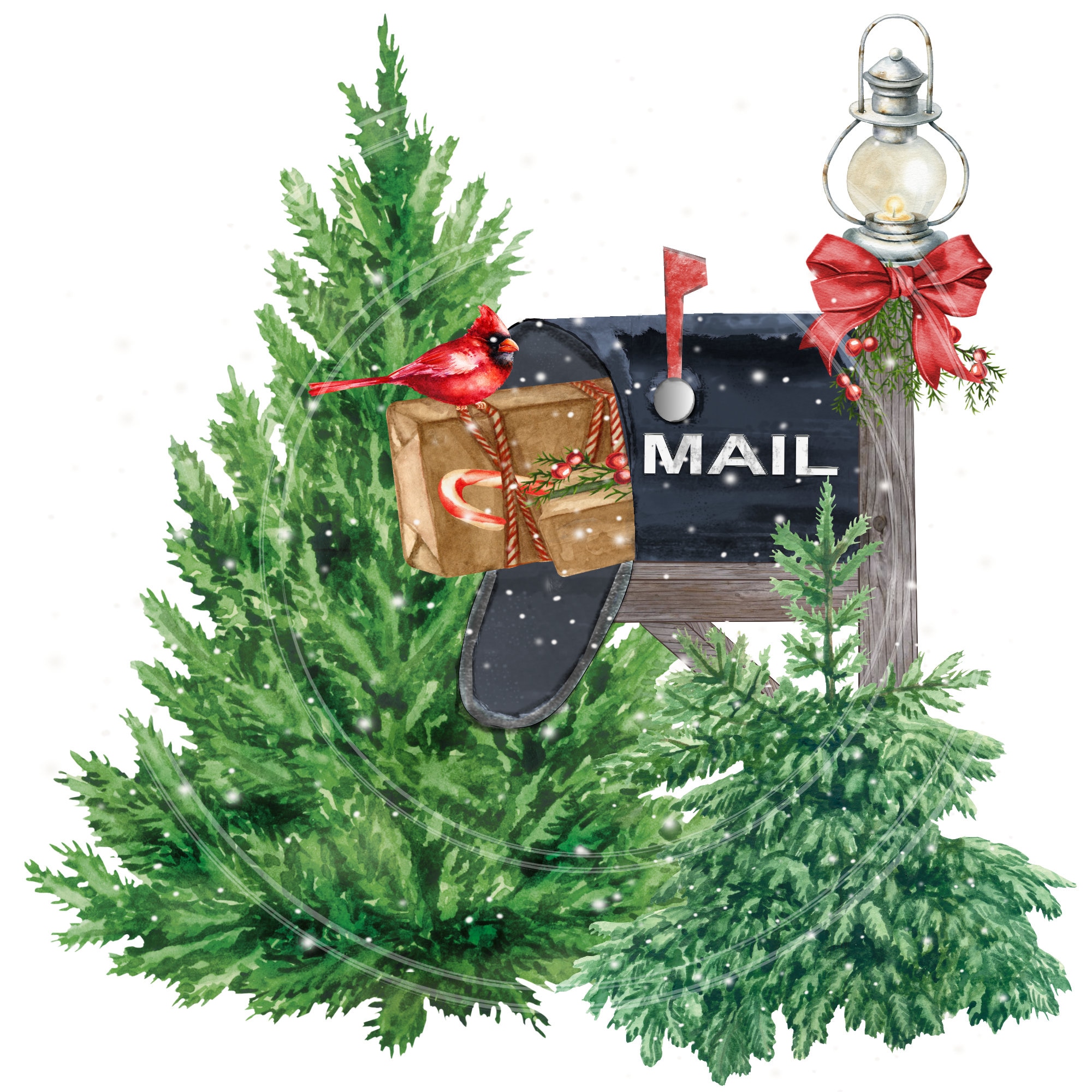 Mailbox Clipart For Christmas