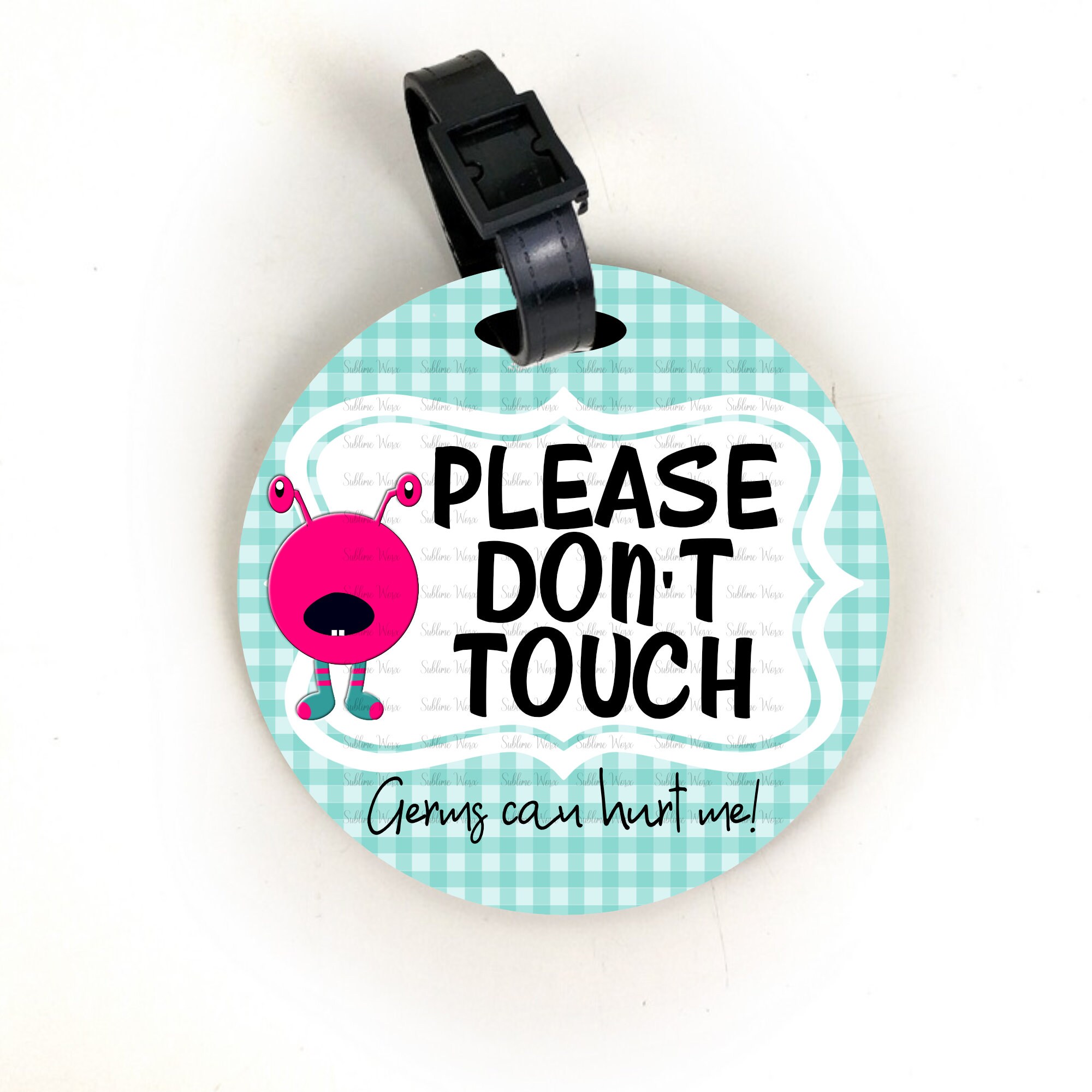 Please Don't Touch Car Seat Tag/png/stroller Sign/bag Tag - Etsy Canada