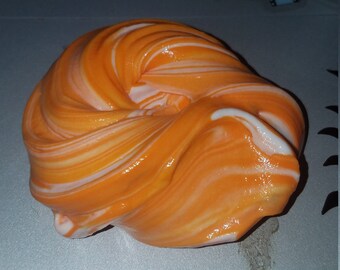 Orange slime | Etsy