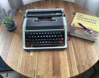 Working Olivetti Lettera 25 Typewriter Vintage 1977 Portable Typewriter ...