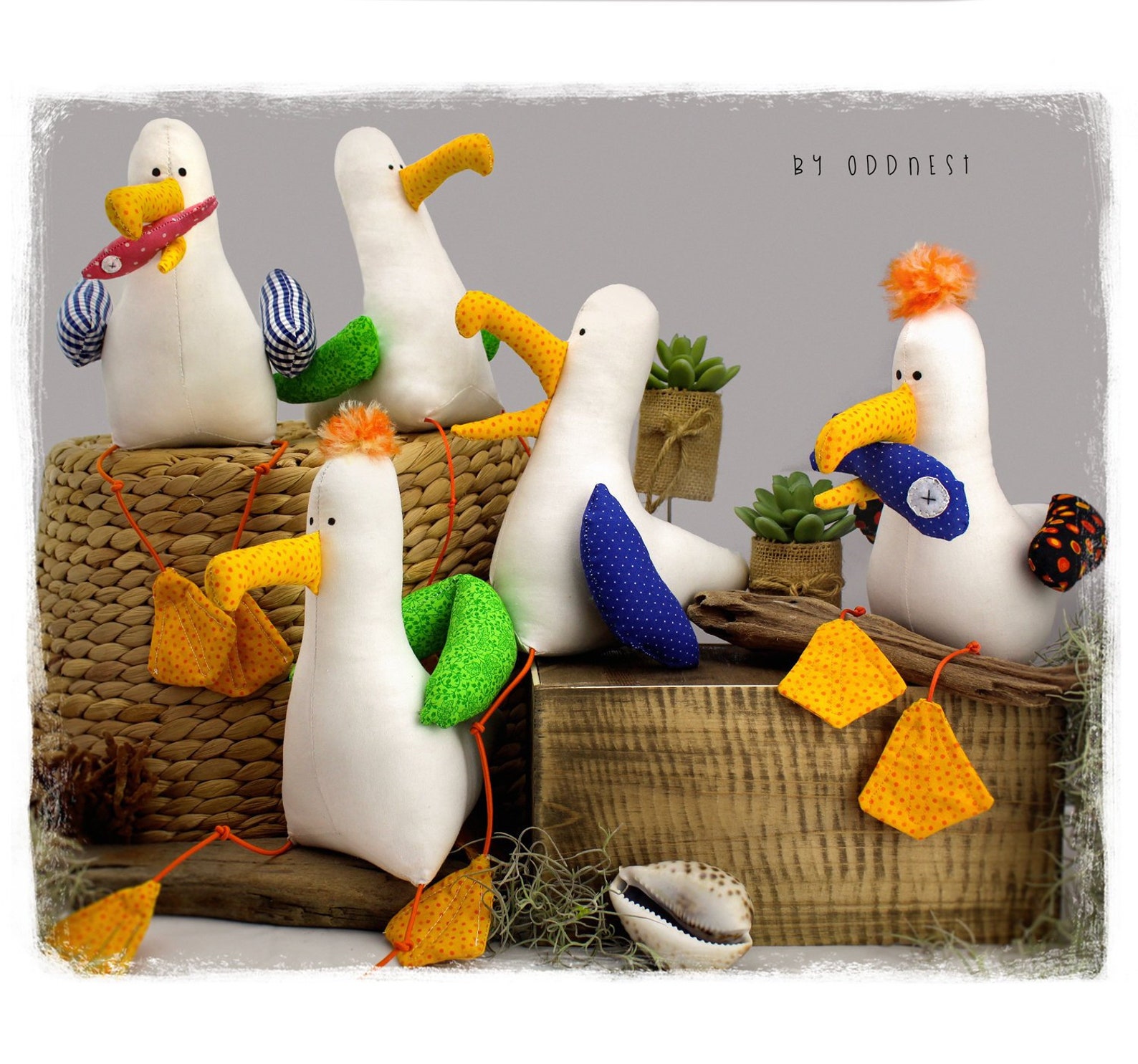 Tomston The Seagull Sewing Pattern plush / PDF soft toy bird | Etsy