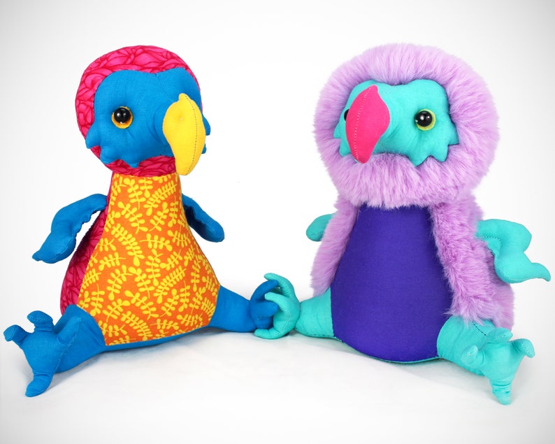 Chickpea the Dodo Bird PDF Sewing Pattern Plush Digital - Etsy