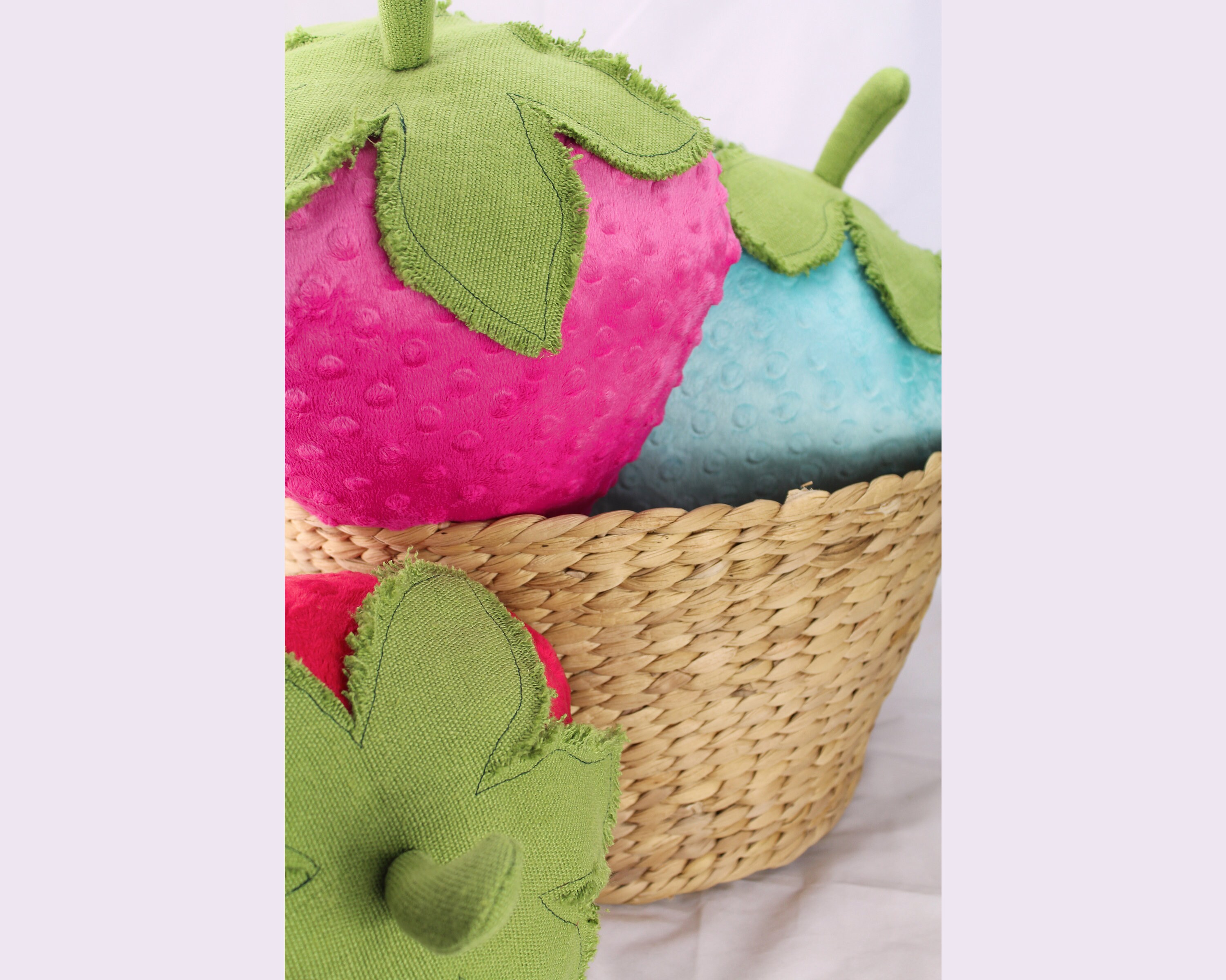 Giant Strawberry Pillow PDF Sewing Pattern / Digital Download - Plush ...