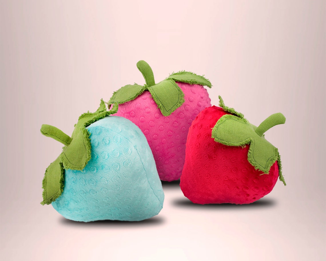 Giant Strawberry Pillow PDF Sewing Pattern / Digital Download - Plush ...