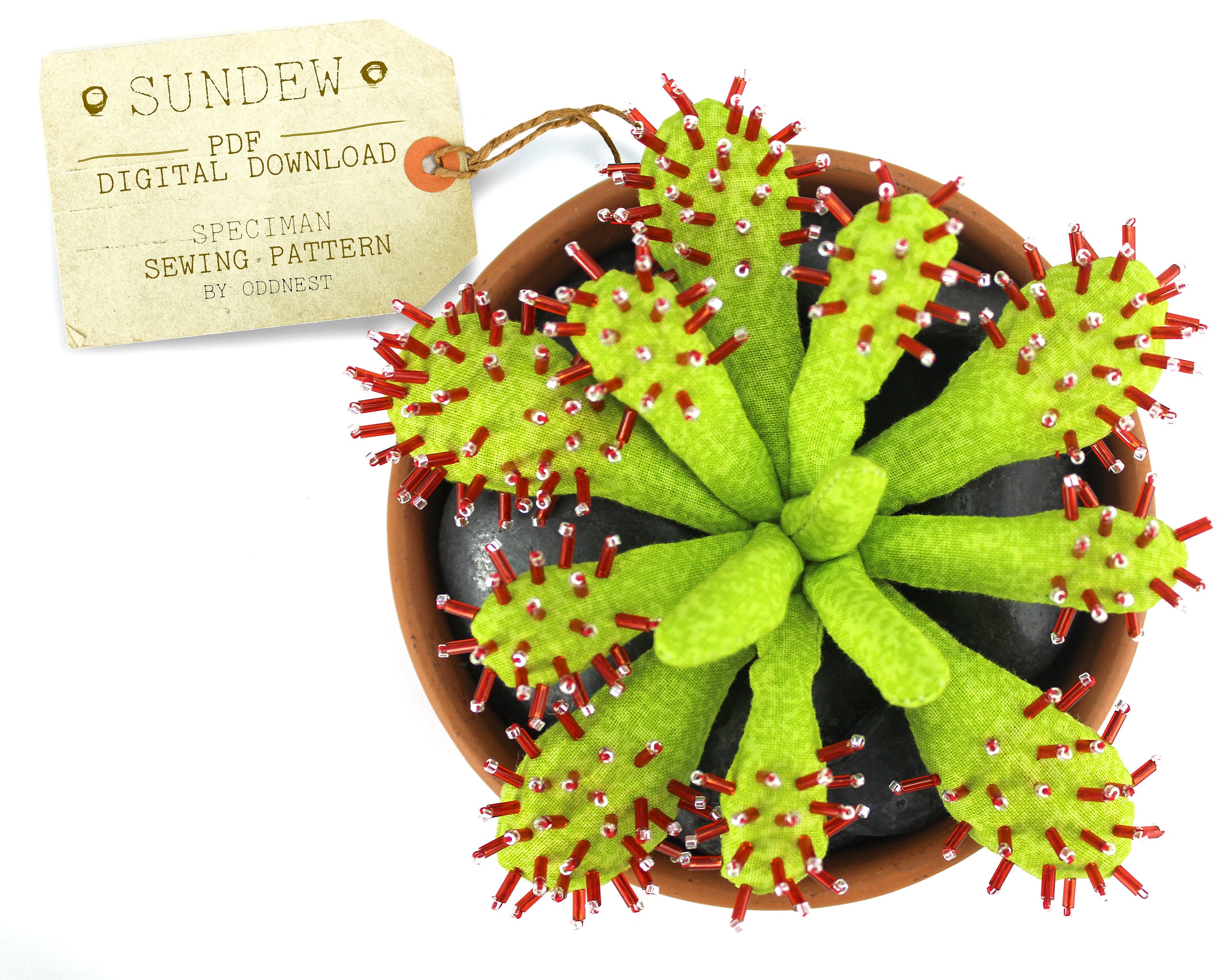 Sundew Carnivorous Plant PDF Sewing Pattern Digital | Etsy