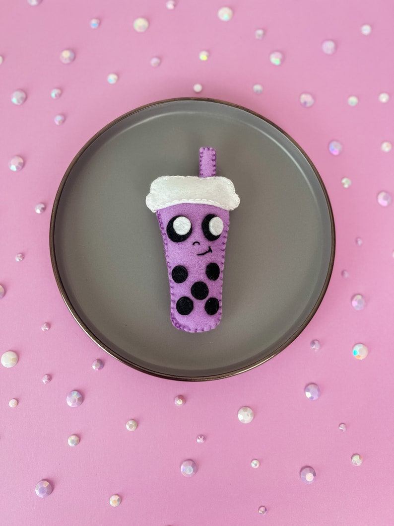 Boba Milk Tea, Felt Food, Pretend Play Kitchen, Asian Toys - Etsy