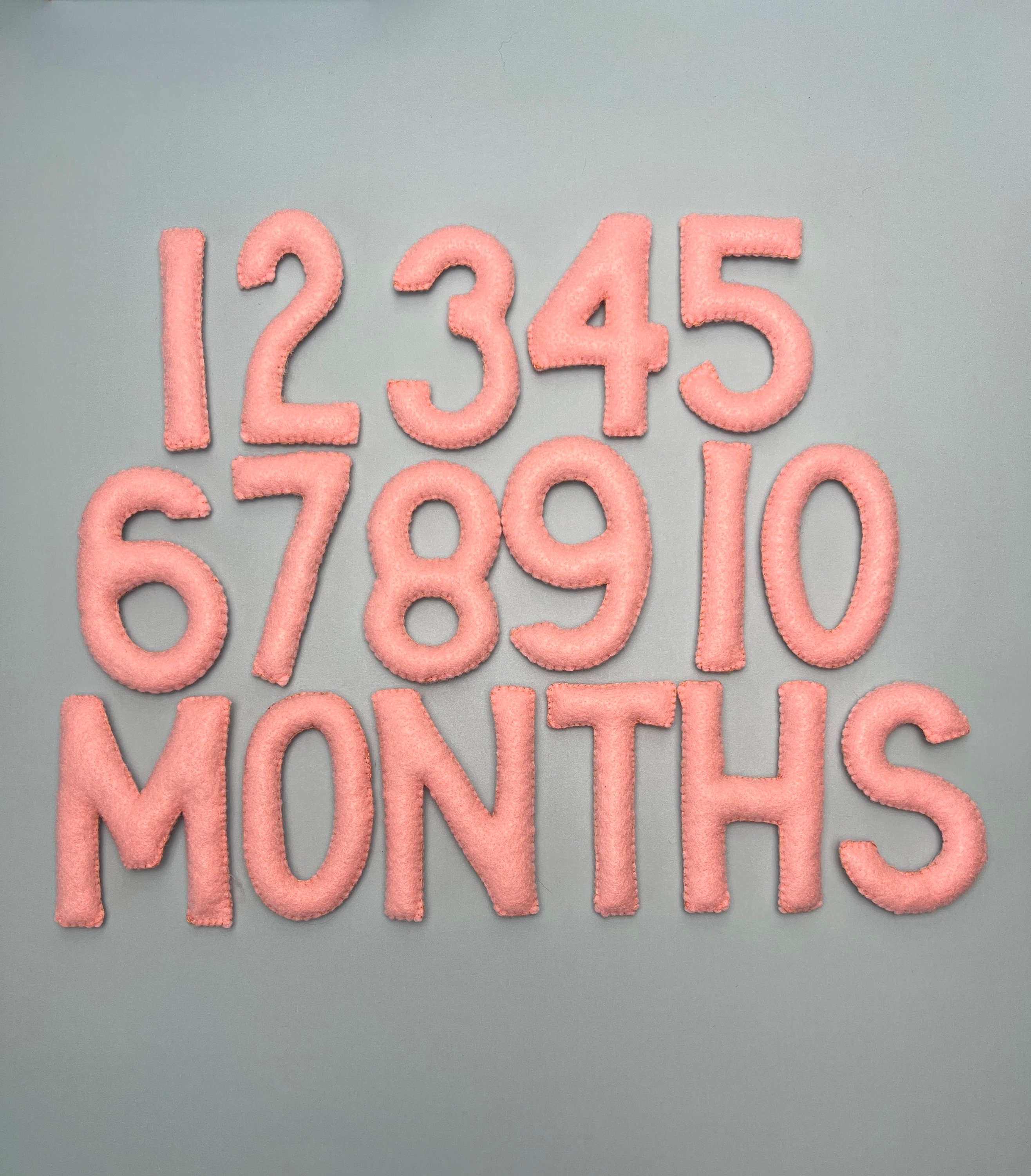 Baby Monthly Milestones, Felt Numbers, Baby Shower Gift - Etsy