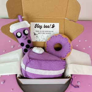 Boba Milk Tea, Felt Food, Pretend Play Kitchen, Asian Toys - Etsy