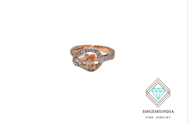 Mini Diamond Birthday Gift Ring for Women and Girls in 14k - Etsy