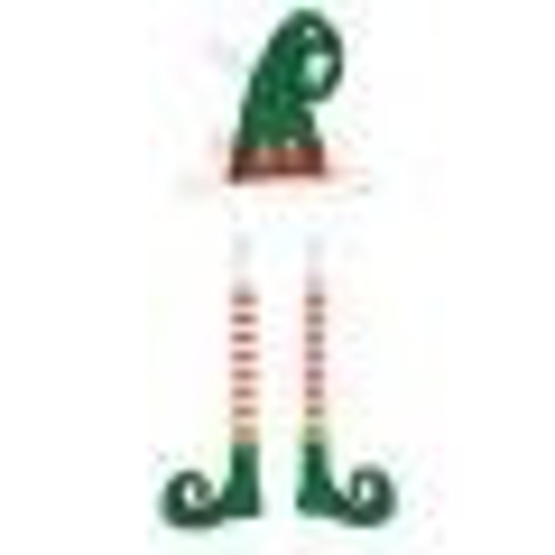 Green Elf Wreath Attachment, Elf Attachment, Stuffed Elf, Wreath ...