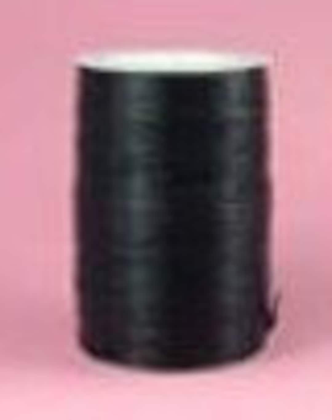 1/4" Matte Black Rayon Raffia Ribbon-100yds/roll - Etsy