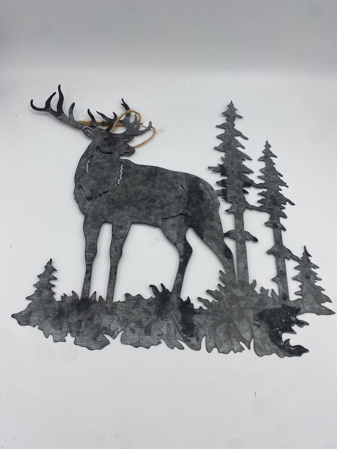 14” Metal Elk Plaque - CM1620 - Etsy