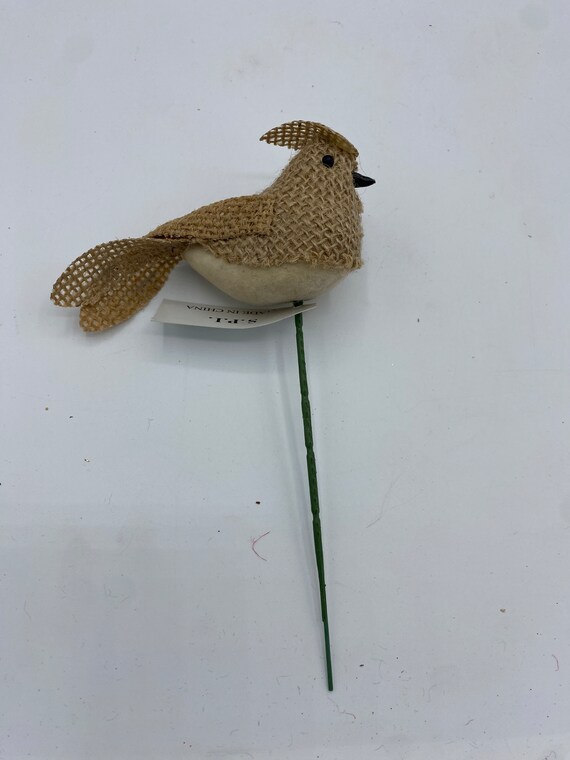 Burlap Birds Burlap Bird