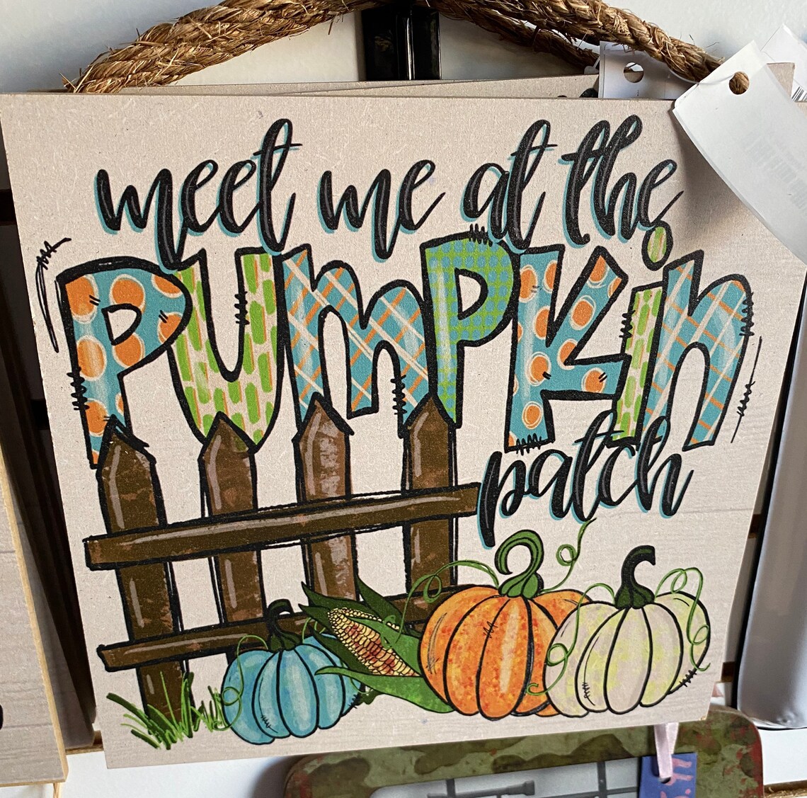 Meet Me at the Pumpkin Patch Sign Fall Sign Pumpkin Sign - Etsy
