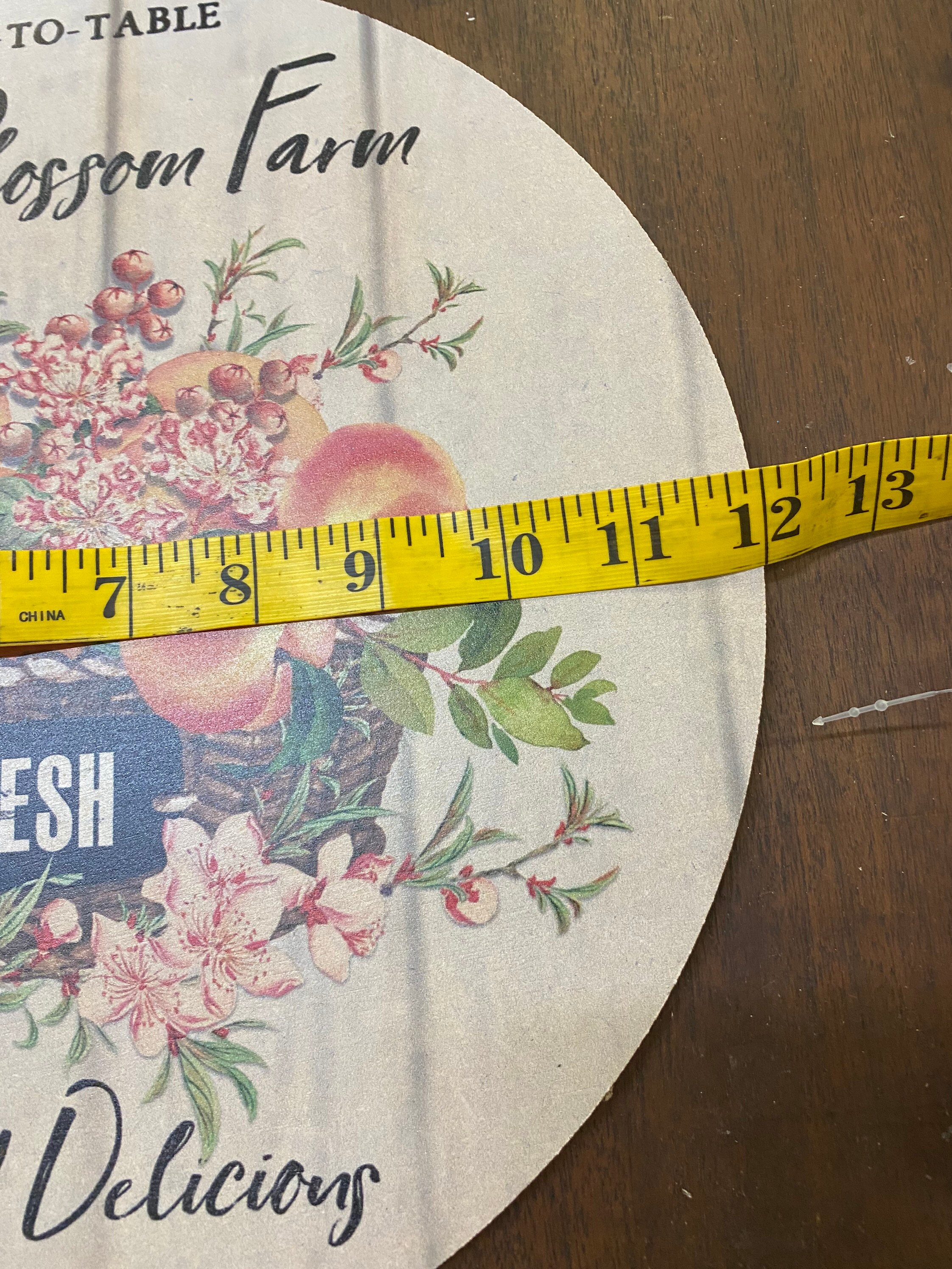 Peach Blossom Farm Sign Farm Sign Peaches Sign Peach | Etsy