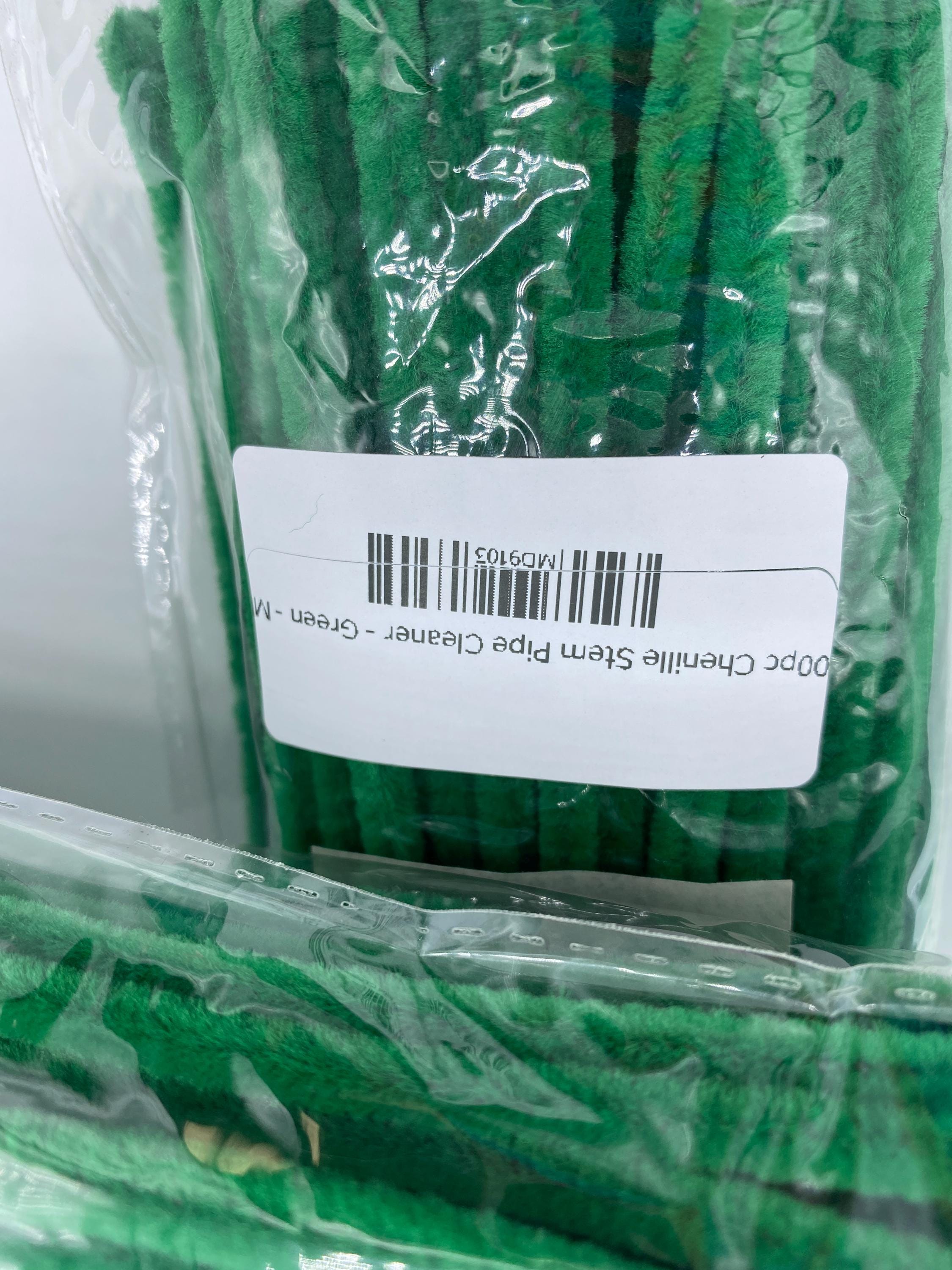 100pc Chenille Stem Pipe Cleaner - Green - MD9103 - Etsy