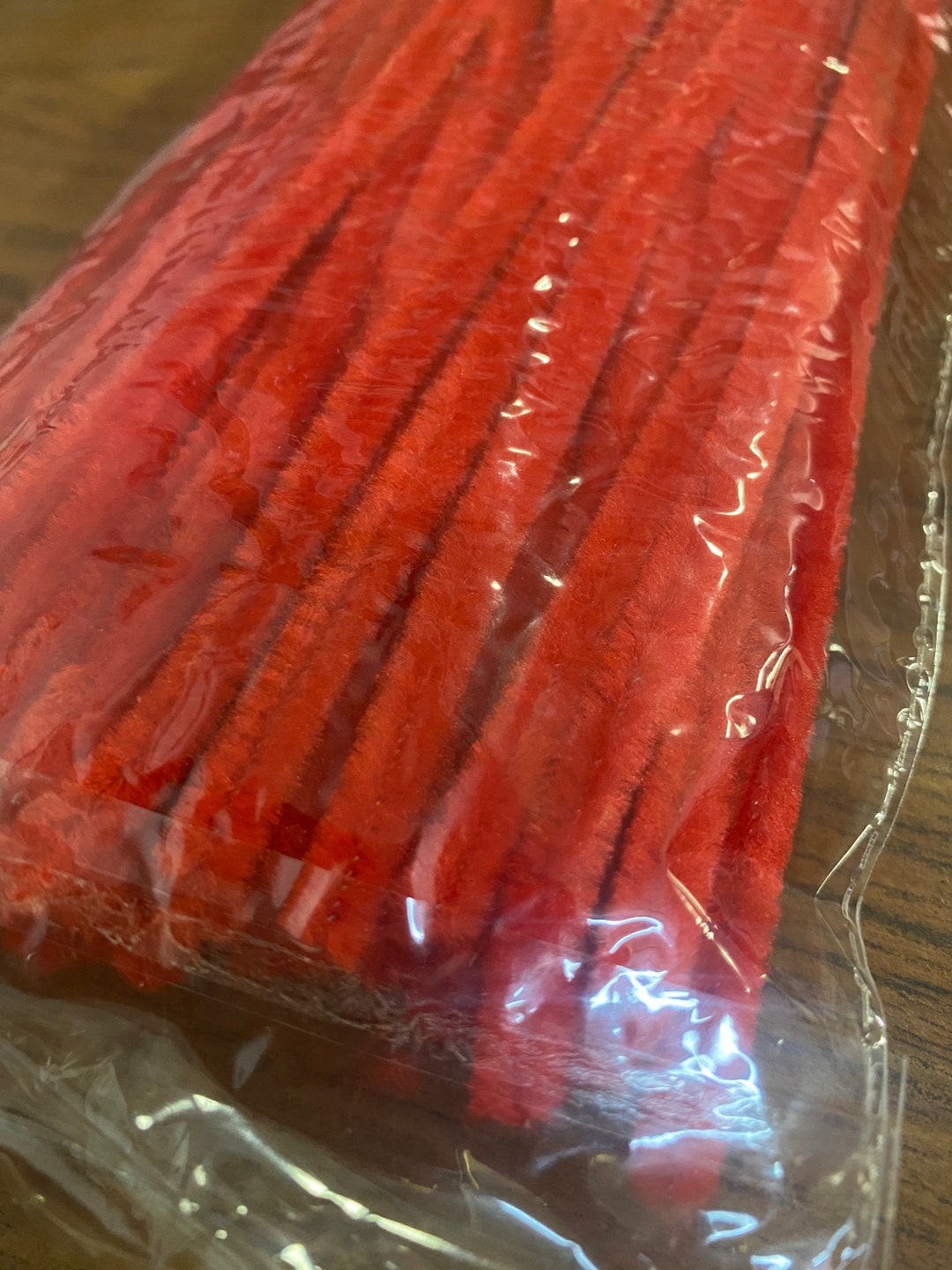 100pc Chenille Stem Pipe Cleaner - Red-orange - MD9005 - Etsy
