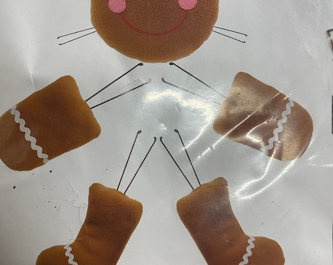 5pc Gingerbread Man Decor Kit XC6092 - Etsy