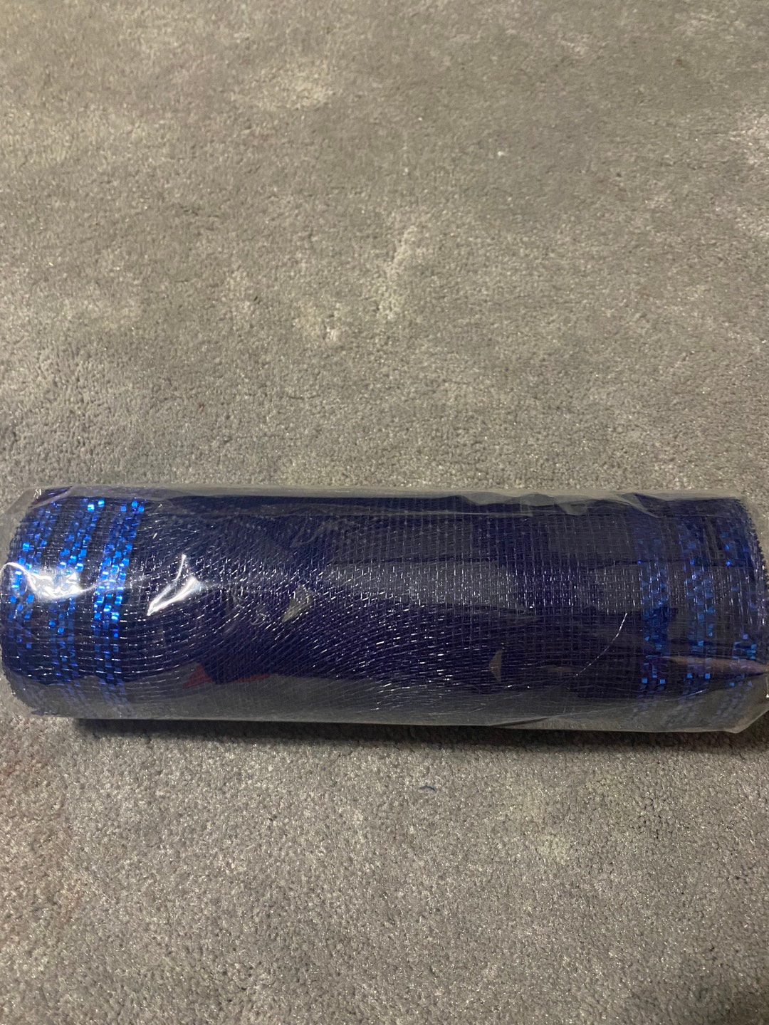10” Border Stripe Mesh, Deco Mesh, Blue Mesh, Blue and Blue Mesh ...