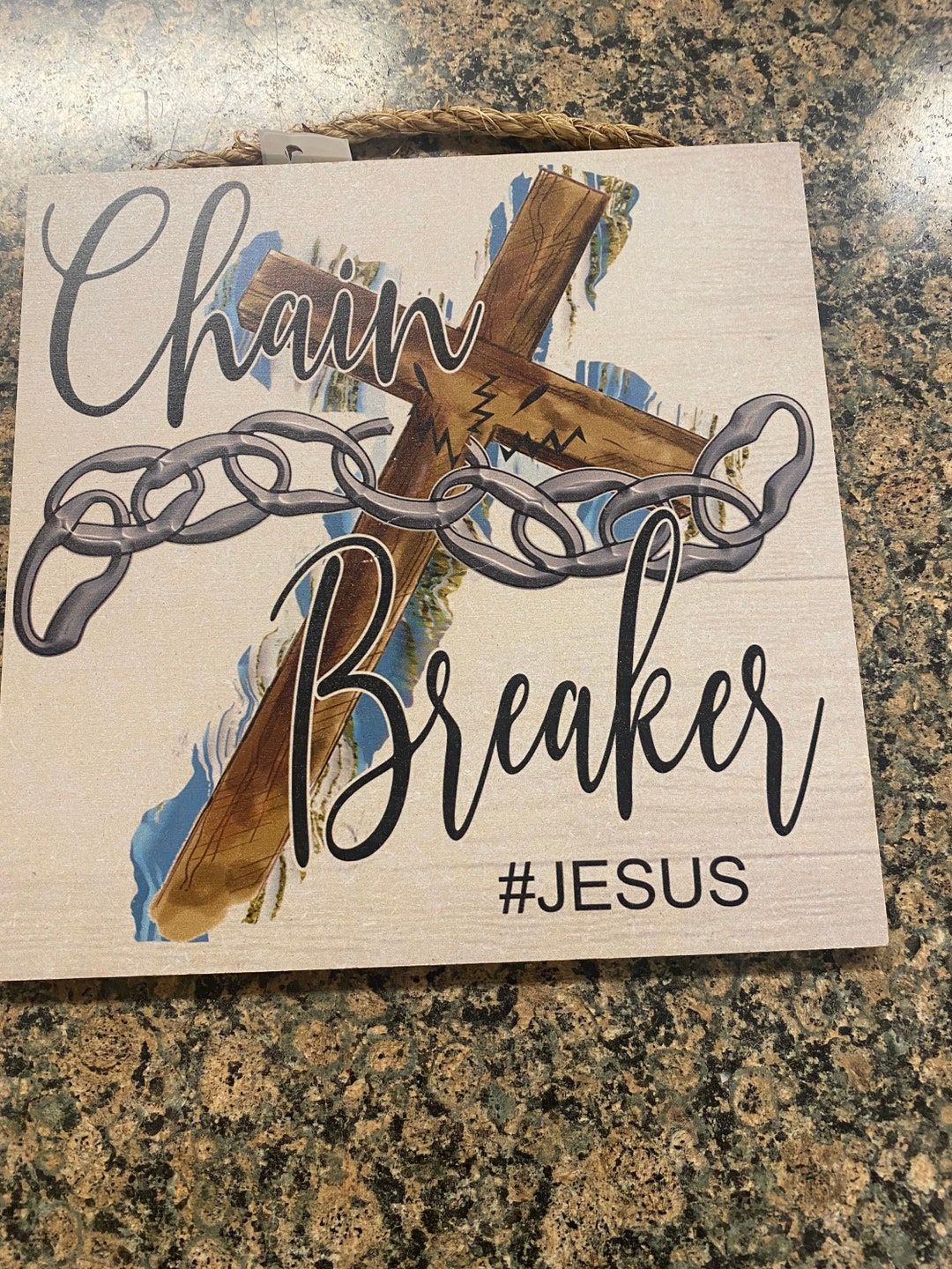 10”x10” MDF Chain Breaker #jesus - CUS0257 - Etsy