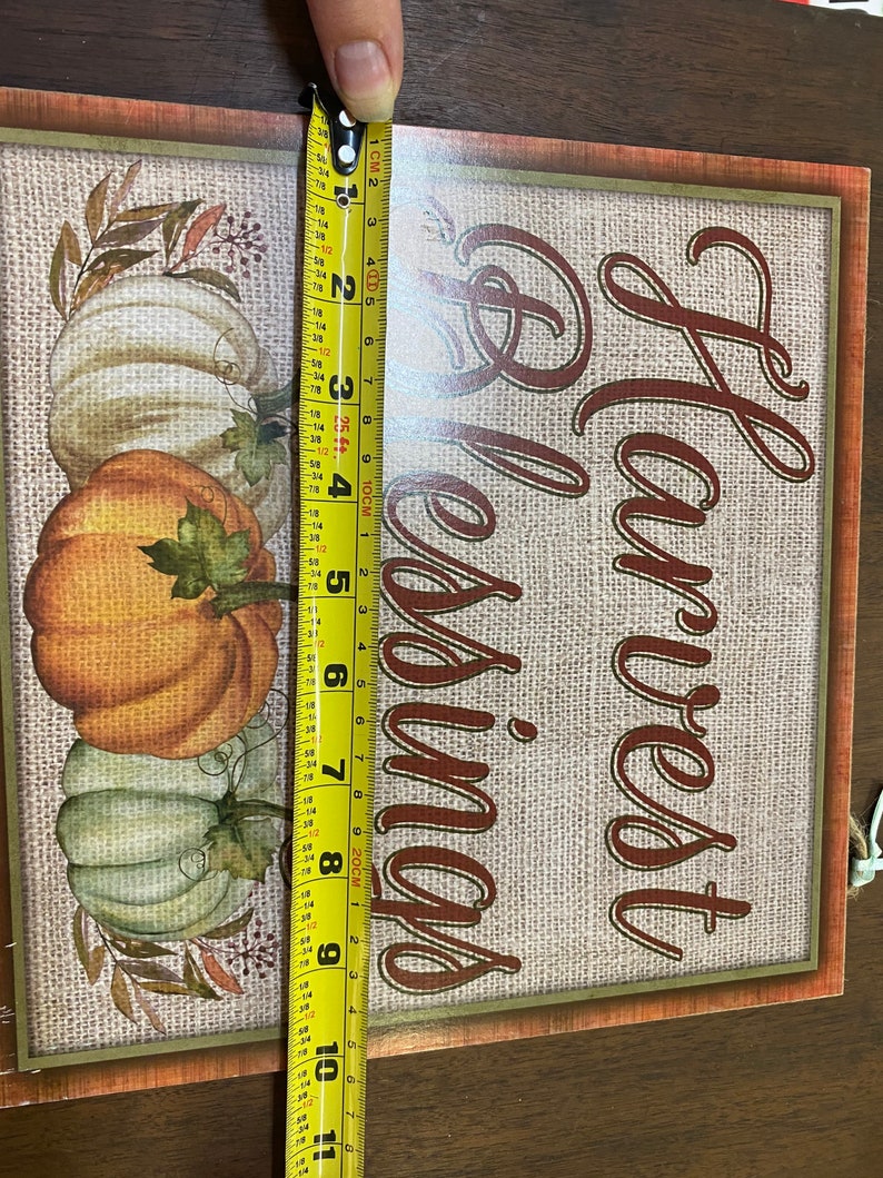 Harvest Blessing Sign Fall Sign Pumpkin Sign Harvest Sign - Etsy