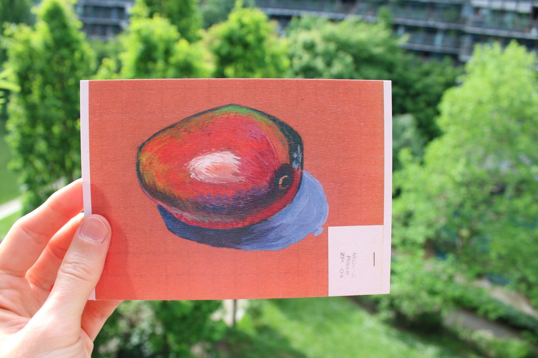 Mango Print on A6 Card Signed by the Artist Mango Illustration, Acrylic ...