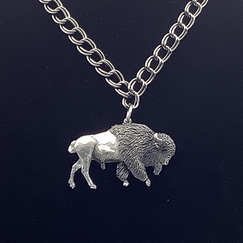 Bison Charm - Etsy