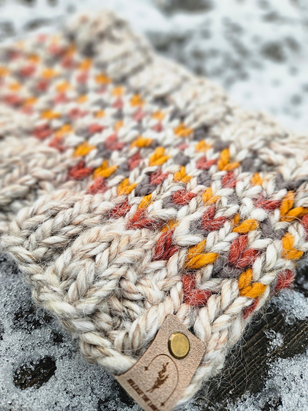 Knit Alpaca Blend Cowl - Etsy