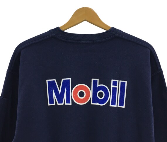 Limited! Vintage Mobil Racing Team Big Logo Spell Out… - Gem