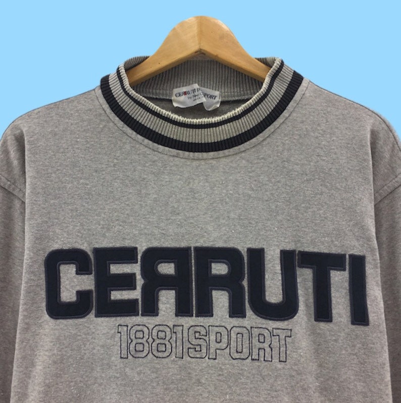 Rare Cerruti Sport 1881 by Nino Cerrut Crewneck Big Logo | Etsy