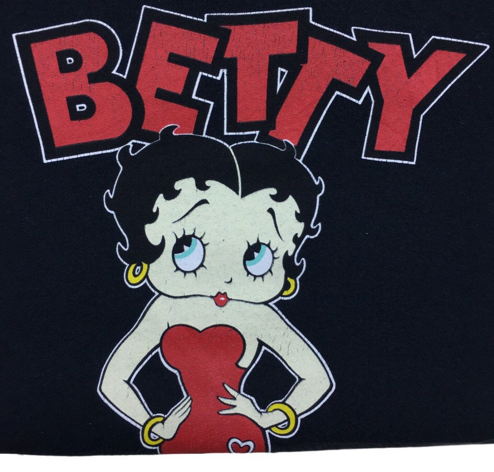 Very Rare Vintage 90s Betty Boop Big Logo Print Front Back - Etsy