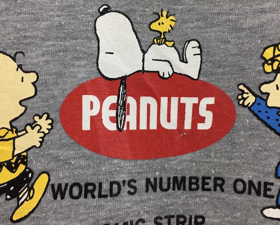 Rare! Peanuts Number One World Comic Strip Big Print … - Gem